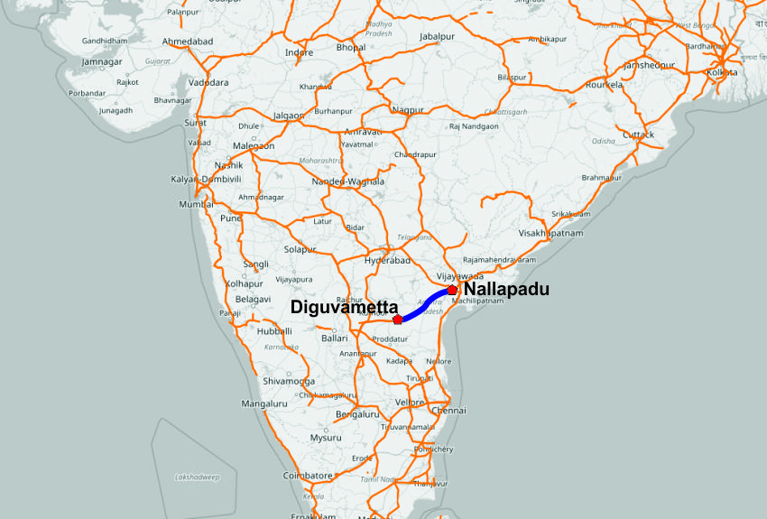 Abengoa completes electrification of Nallapadu-Diguvametta line in India
